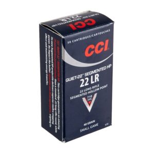 CCI QUIET-22 .22 Long Rifle (40gr Segmented HP) - 50/Box - 970 - AmmoSouth