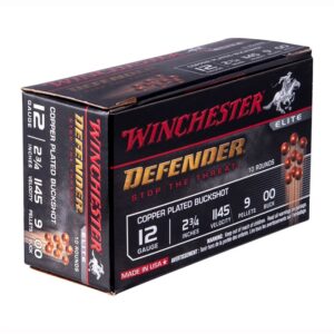 Winchester DEFENDER 12 Gauge (9 Pellets #00 Buck 2-3/4") - 10/Box ...