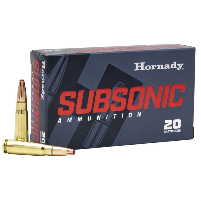 Hornady Sub-X Subsonic 7.62x39mm (255gr Boat Tail) - 20/Box - 80787 ...